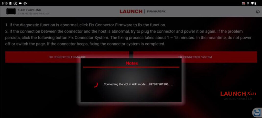 How to Fix Launch X431 VCI Connector Firmware and System? - Launchx431.fr Official blog