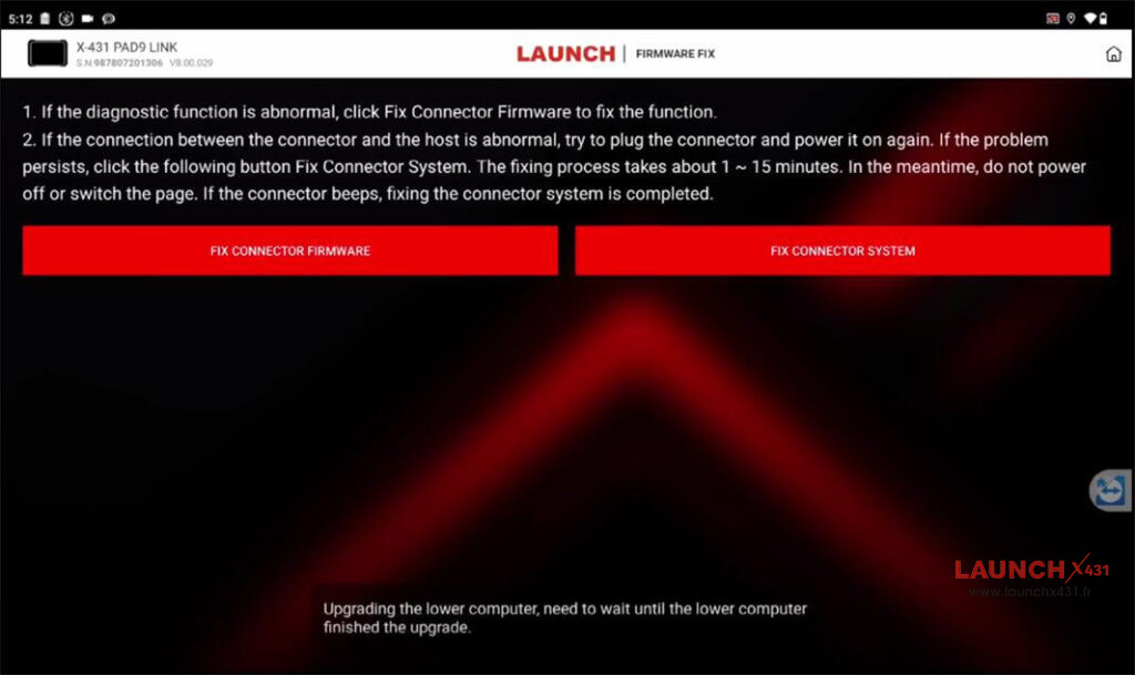 How to Fix Launch X431 VCI Connector Firmware and System? - Launchx431.fr Official blog